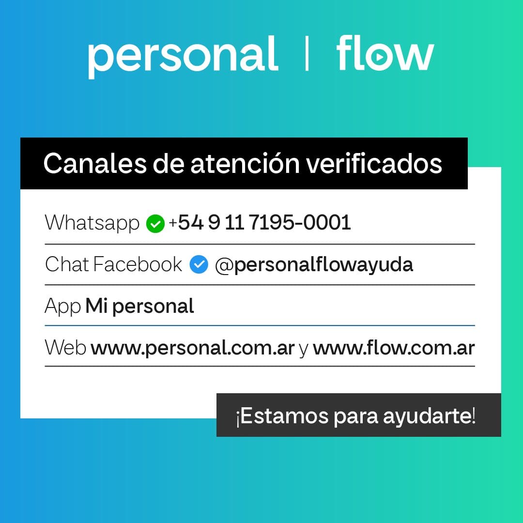 Número de Personal FLOW Teléfono Atención Al Cliente 0800